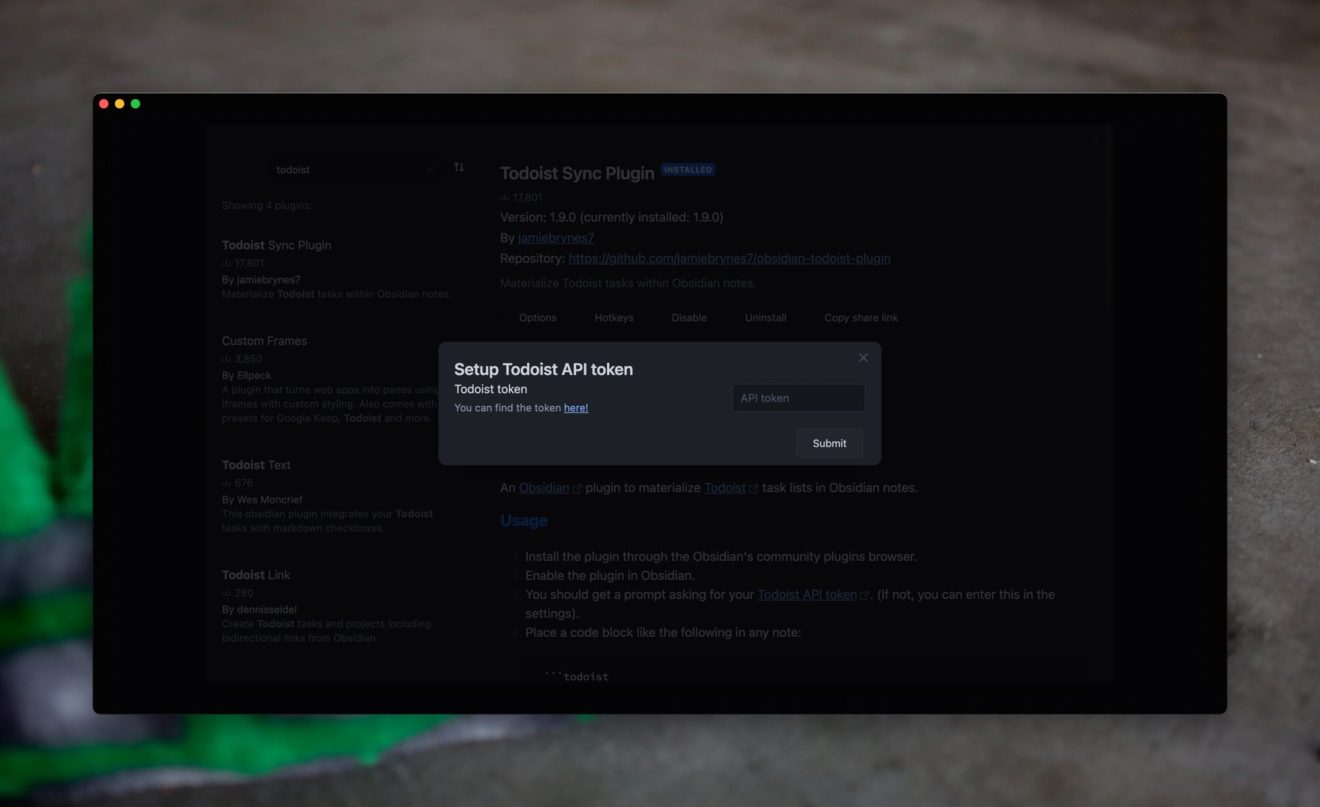 Embed and Sync Todoist Tasks in Obsidian – Curtis McHale