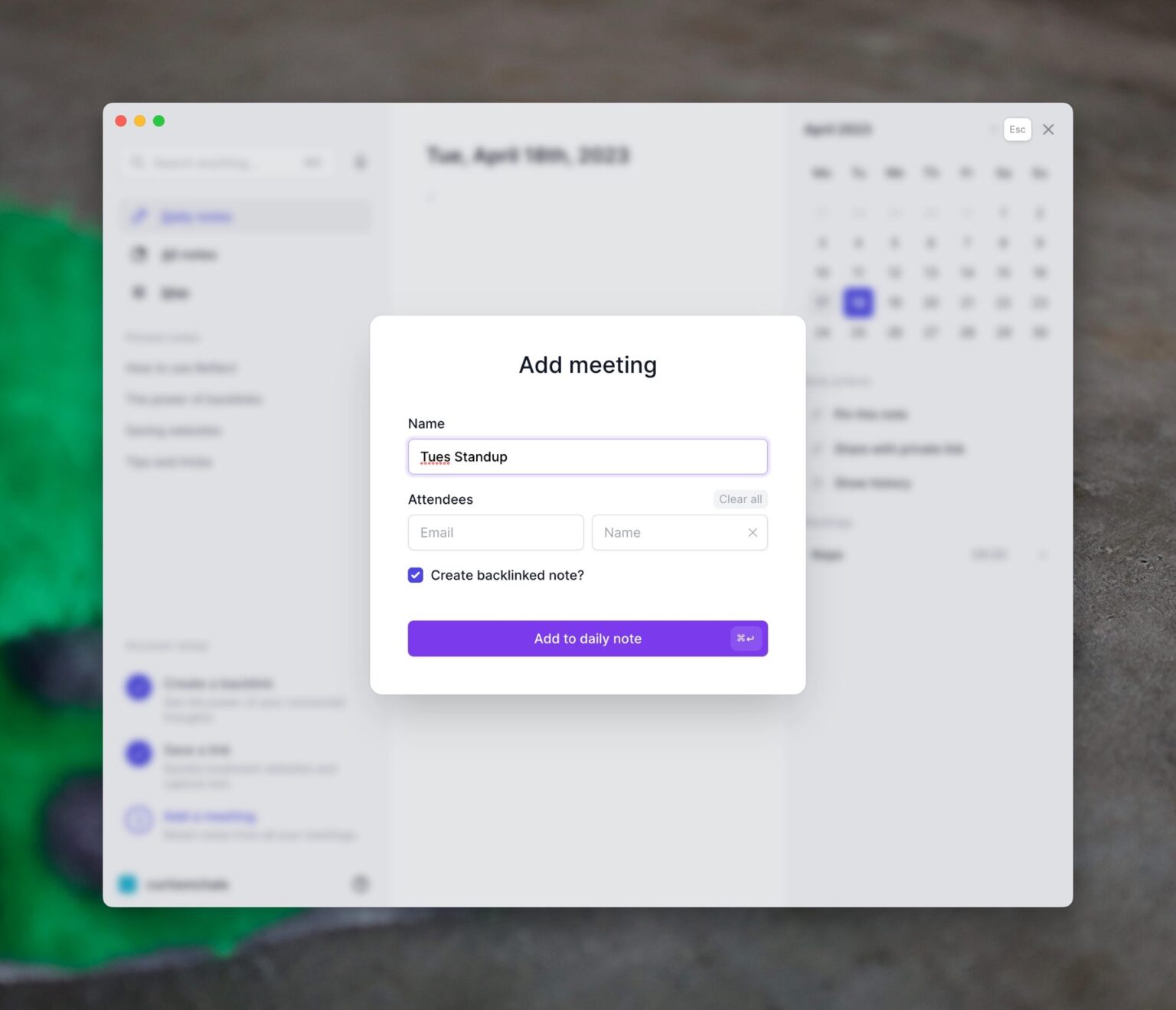 In Depth Look at Reflect.app – Curtis McHale