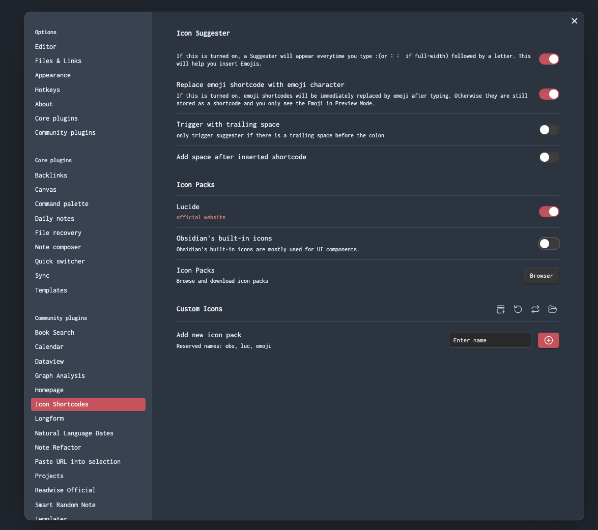 Add Icons to Obsidian Content – Curtis McHale