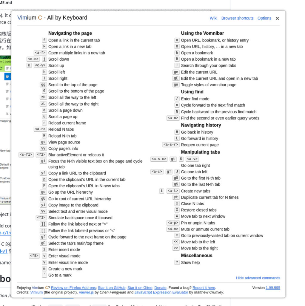 Add some Vim to your Browser – Curtis McHale