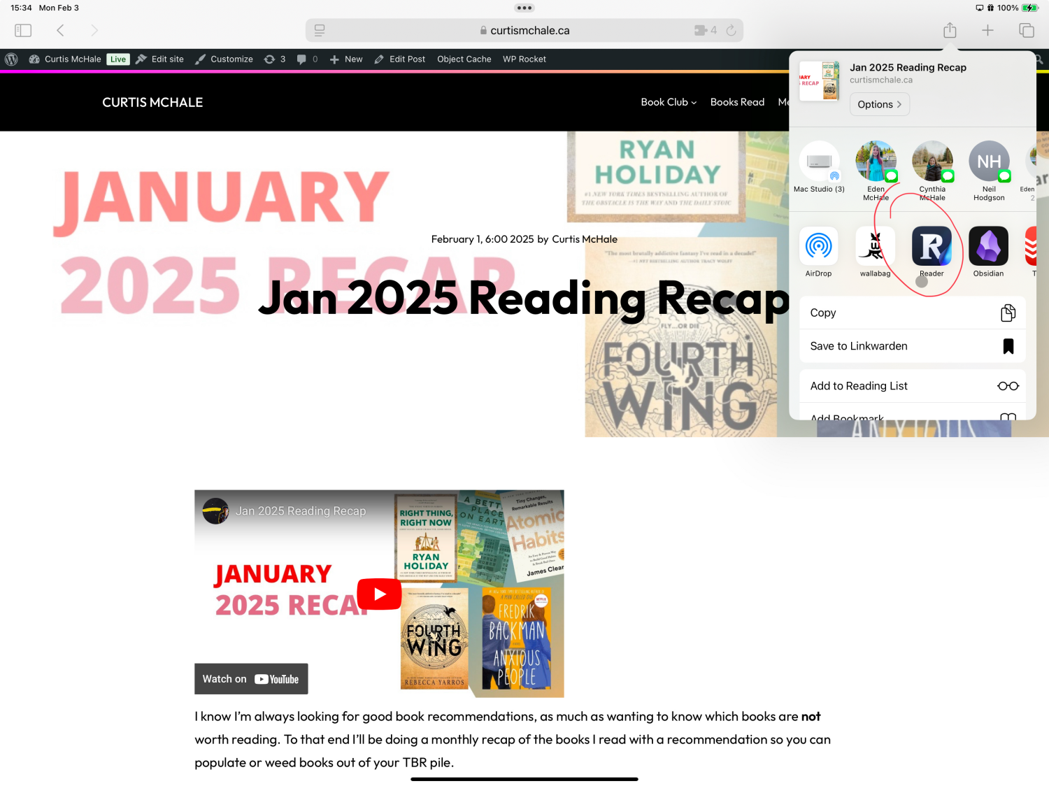 Readwise Reader: Sync, Highlight, and Read Smarter – Curtis McHale